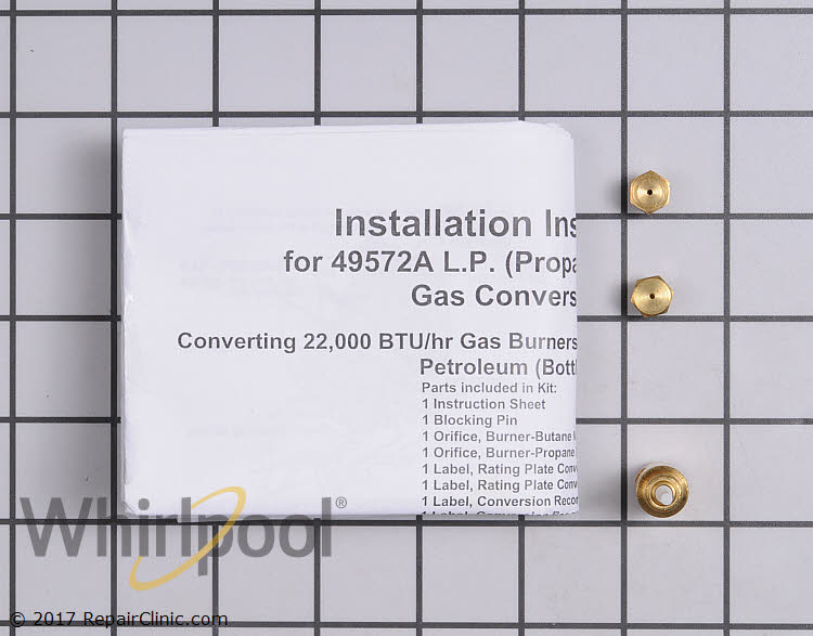 Conversion Kit 49572A | Whirlpool Replacement Parts