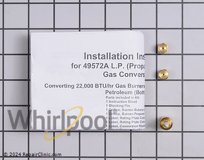 Conversion Kit 49572A | Whirlpool Replacement Parts