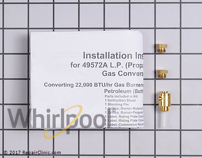 Conversion Kit 49572A | Whirlpool Replacement Parts