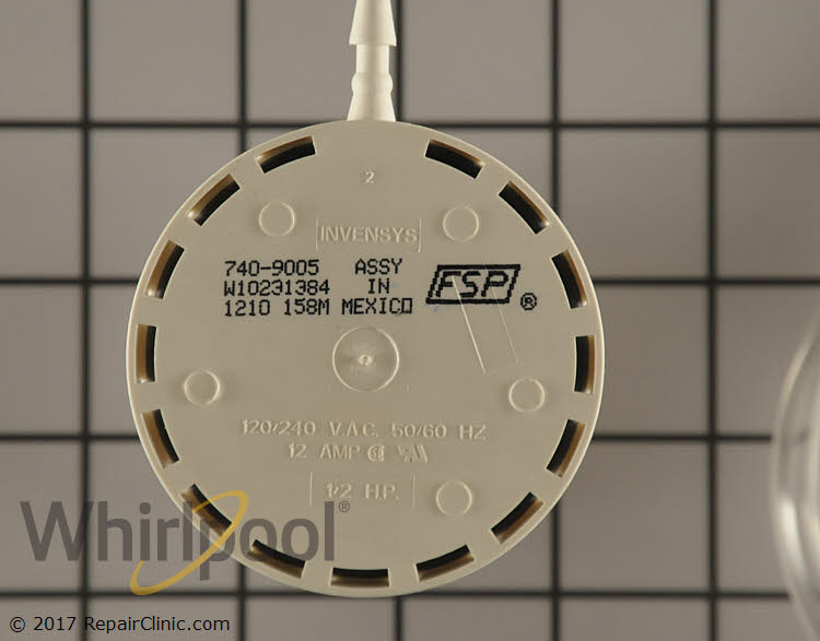Pressure Switch W10335056 | Whirlpool Replacement Parts
