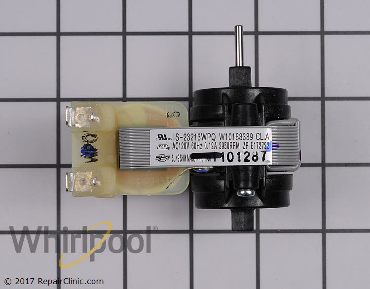 Evaporator Fan Motor WPW10188389 | Whirlpool Replacement Parts