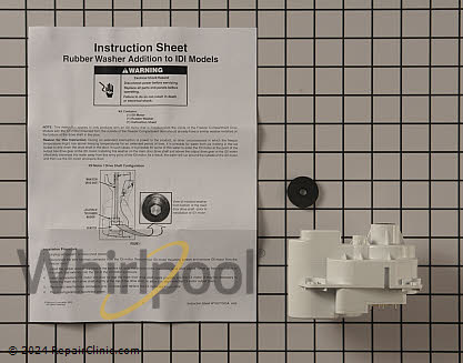 Auger Motor W10822606 | Whirlpool Replacement Parts