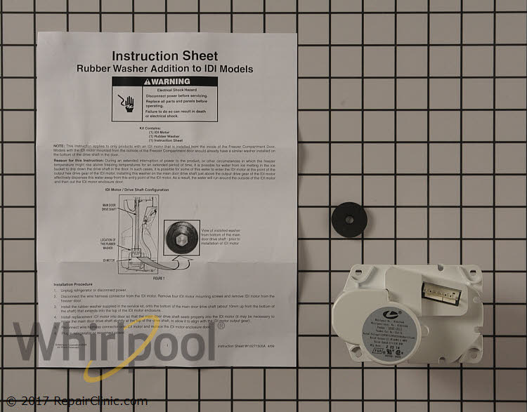 Auger Motor W10822606 | Whirlpool Replacement Parts