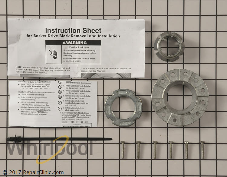 Drum Mounting Hub W10324651 | Whirlpool Replacement Parts