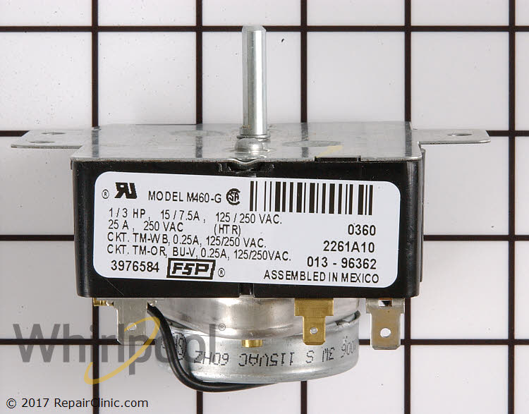 Timer WP3976584 | Whirlpool Replacement Parts