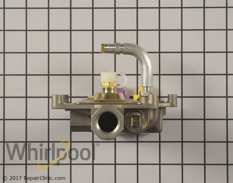 Valve and Pressure Regulator WPW10602001 | Whirlpool Replacement Parts