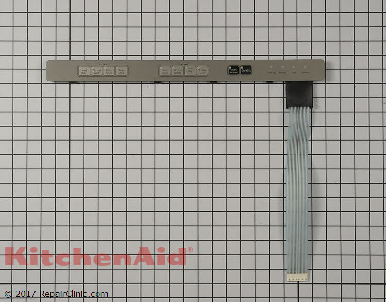 Control Panel WPW10077793 | KitchenAid Replacement Parts