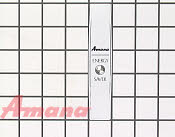 Amana BX20R Refrigerator Replacement Nameplate | Ships Today! 365-Day ...