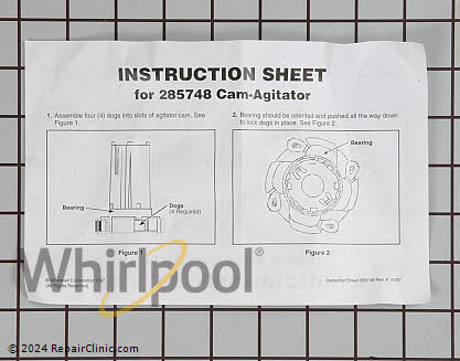 Agitator Repair Kit 285748 | Whirlpool Replacement Parts Agitator Repair Kit 285748 | Whirlpool Replacement Parts