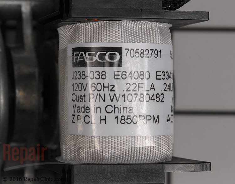 Cooling Fan W11107275 | RepairClinic.com