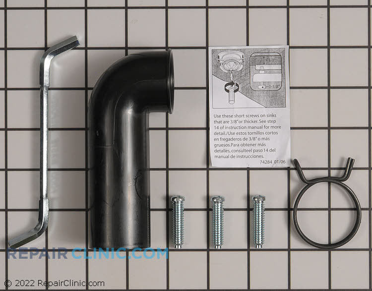 Garbage Disposer Installation Kit - W10171110A | Fast Shipping - Repair ...