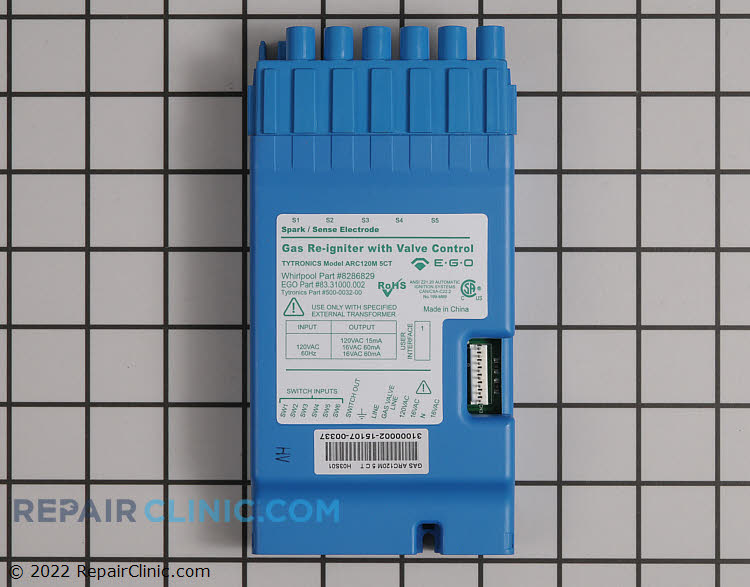 Range/Stove/Oven Spark Module - WP8286829 | Fast Shipping - Repair Clinic