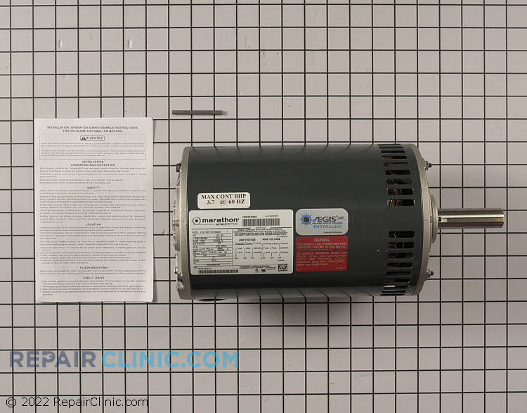 Air Conditioner Blower Motor HD60FE656 | Carrier Blower Motor - Repair ...