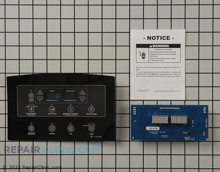 Refrigerator Dispenser Control Board - W10860143 | Fast Shipping ...
