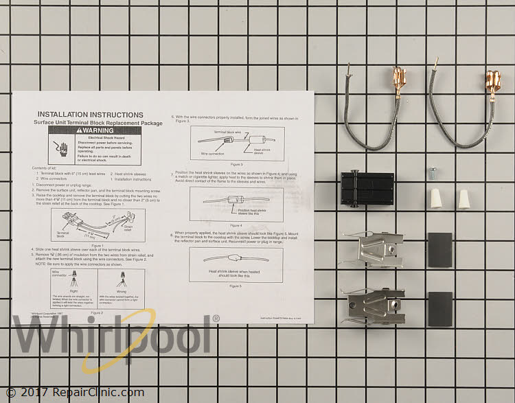 Element Receptacle and Wire Kit 330031 | Whirlpool Replacement Parts