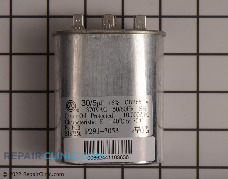 Air Conditioner Dual Run Capacitor P291-3053 | Carrier Dual Run ...