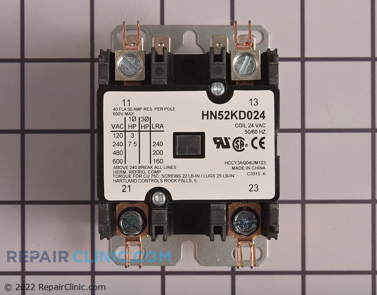 Air Conditioner Contactor HN52TD024 Part | HN52TD024 - Repair Clinic