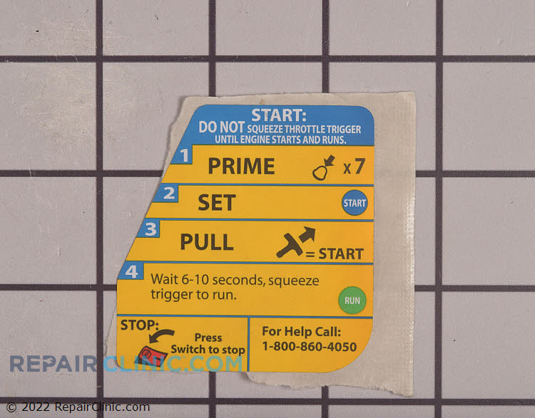 Label - 940967004 | Fast Shipping - RepairClinic.com