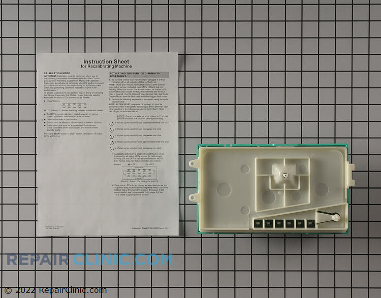 Washing Machine Main Control Board - W10860464 | Fast Shipping - Repair ...