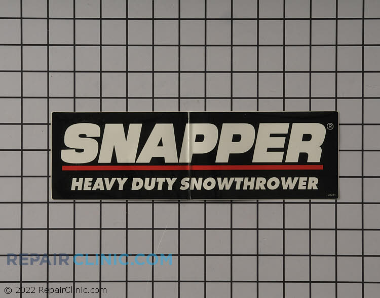 Snowblower Decal - 7028281YP | Fast Shipping - RepairClinic.com