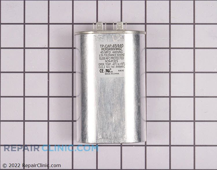 Run Capacitor - TP-CAP-45/440 | Fast Shipping - RepairClinic.com