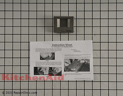 Detergent Dispenser W10861000 | KitchenAid Replacement Parts