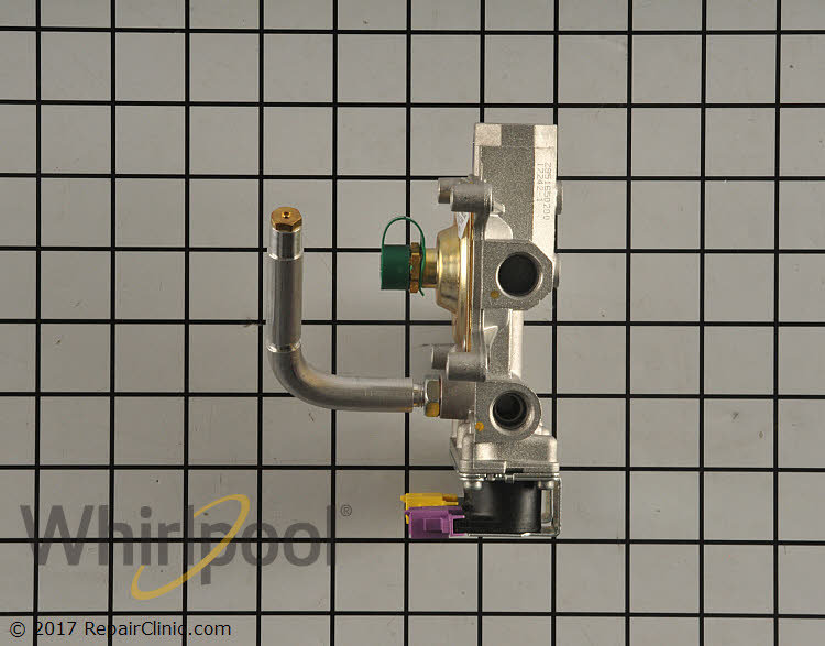 Valve and Pressure Regulator W10861656 | Whirlpool Replacement Parts