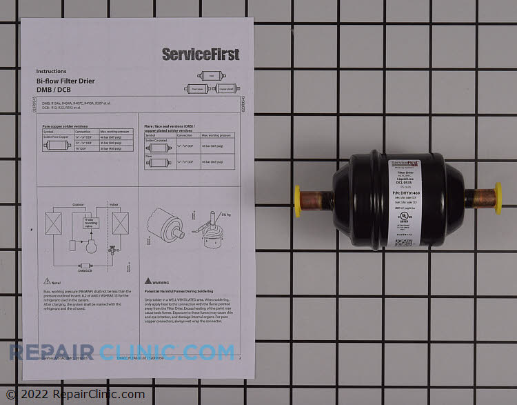 Filter Drier - DHY01469 | Fast Shipping - Repair Clinic