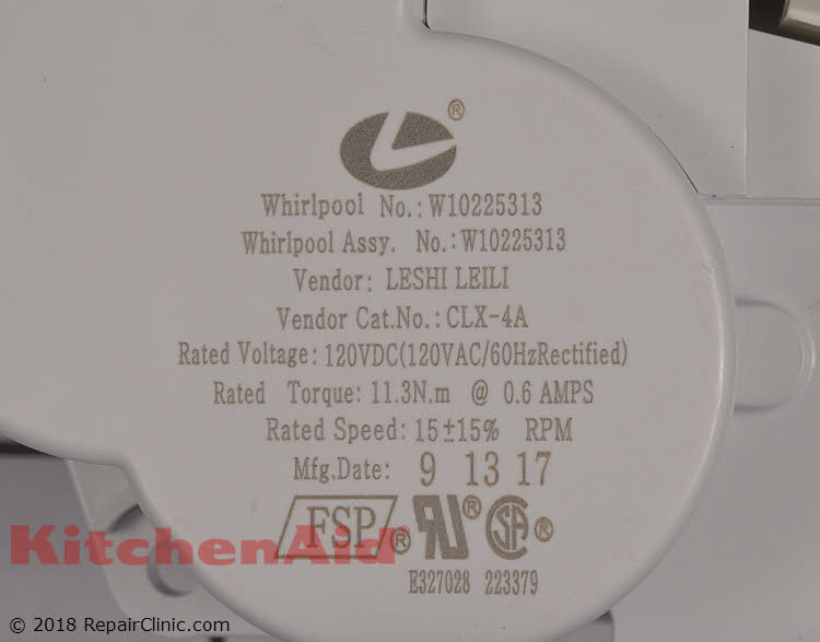 Auger Motor W11202789 | KitchenAid Replacement Parts