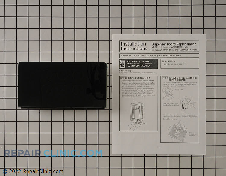 Refrigerator Dispenser Control Board WR55X23461 | GE Dispenser Control ...