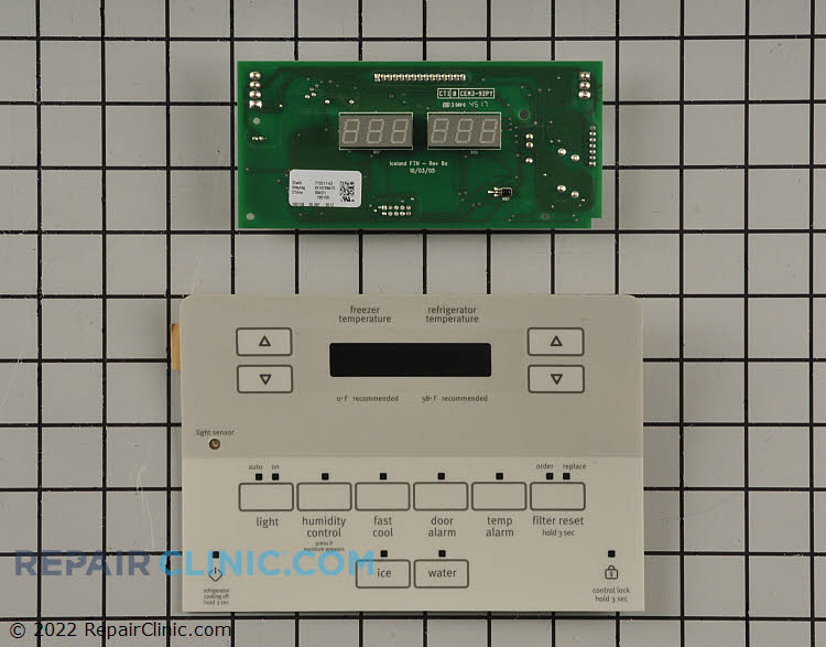 Refrigerator Dispenser Control Board W10776982 | Dispenser Control ...