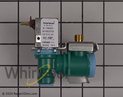 Water Inlet Valve W10865826 | Whirlpool Replacement Parts
