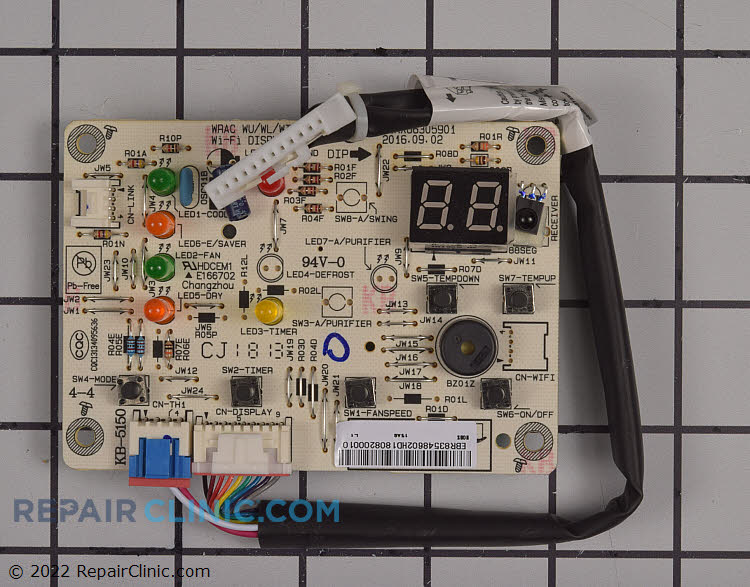 Air Conditioner Display Board EBR83548602 | LG Display Board - Repair ...