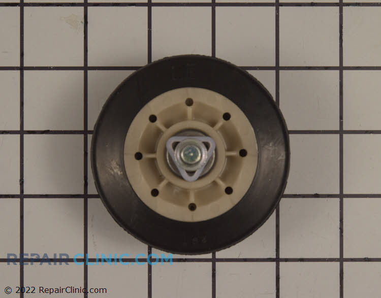 Dryer Drum Support Roller & Axle WE03X10016 | GE Drum Support Roller ...