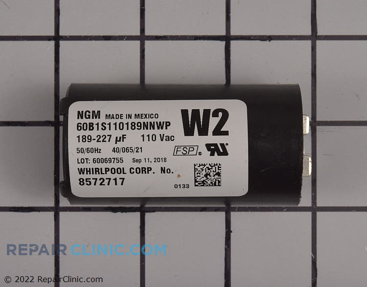 Whirlpool/Kenmore Washer Capacitor Replacement #482156 | Repair Clinic