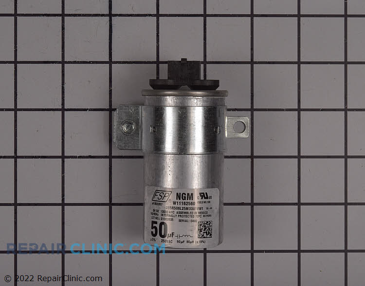Washing Machine Capacitor W11395618 | Whirlpool Capacitor - Repair Clinic