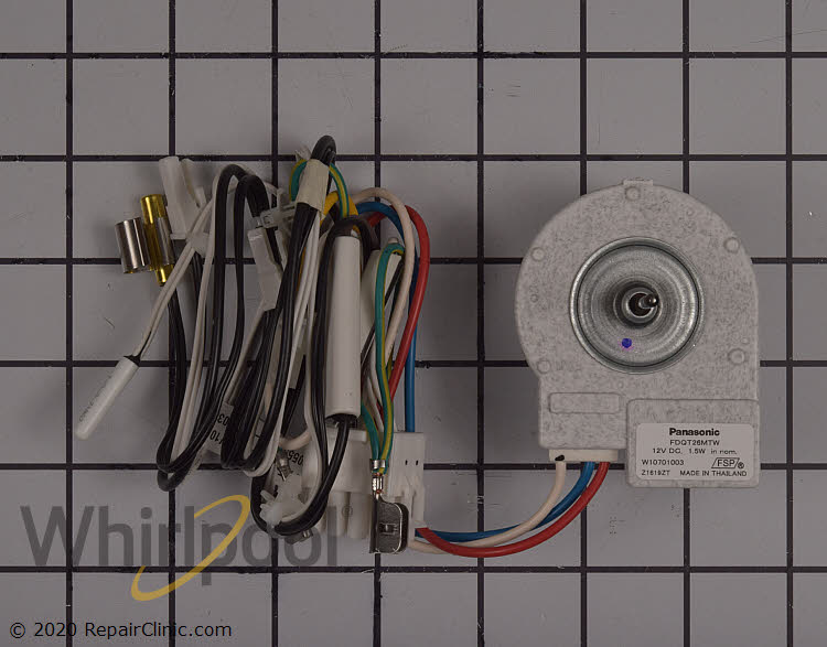 Evaporator Fan Motor W11109595 | Whirlpool Replacement Parts