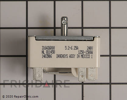 Surface Element Switch 316436000 | Frigidaire Appliance Parts