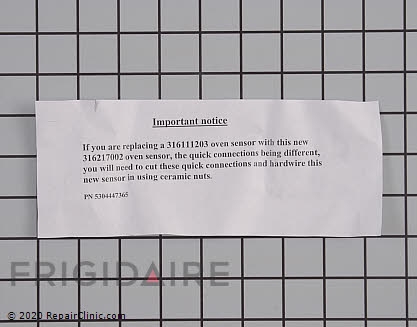 Temperature Sensor 316217002 | Frigidaire Appliance Parts