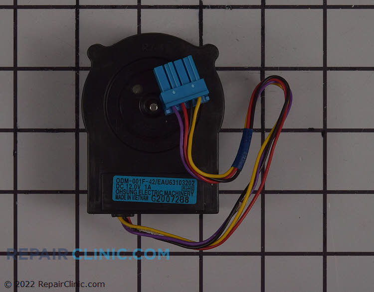 Refrigerator Condenser Fan Motor - EAU63103202 | Fast Shipping - Repair ...