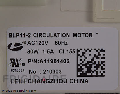 Pump and Motor Assembly 5304519906 | Frigidaire Appliance Parts