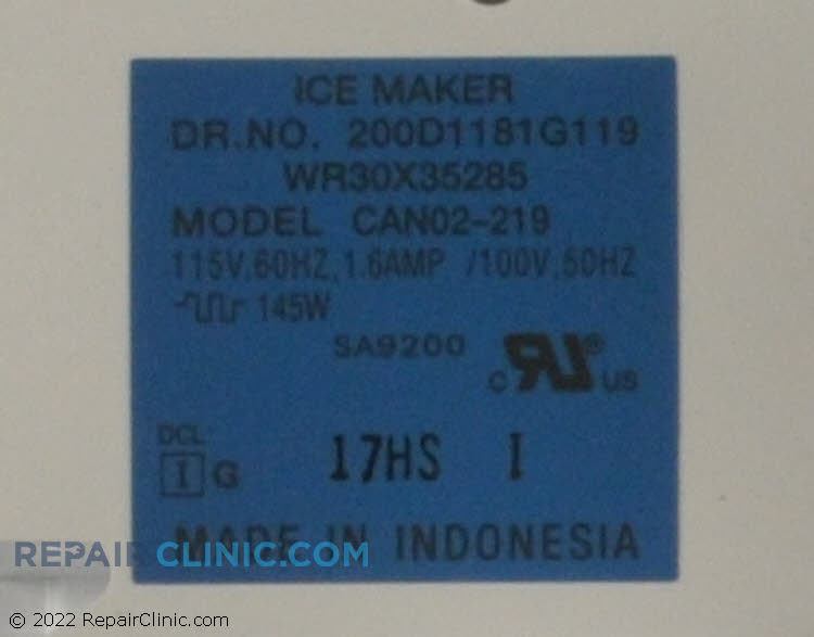 Ice Maker Assembly - WR30X35285 | Fast Shipping - Repair Clinic