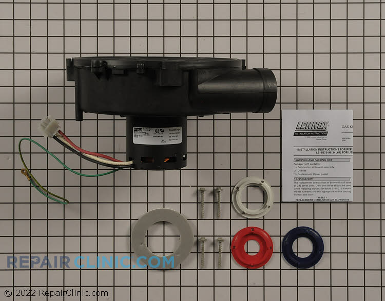 Furnace Draft Inducer Motor 14L67 | Lennox Draft Inducer Motor - Repair ...