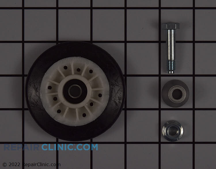 Dryer Drum Support Roller & Axle 5304523155 | Frigidaire Drum Support ...