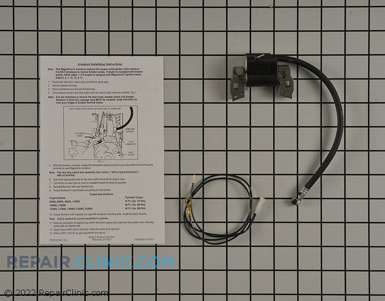 Lawn Mower Ignition Coil 397358 Part | 397358 - Repair Clinic