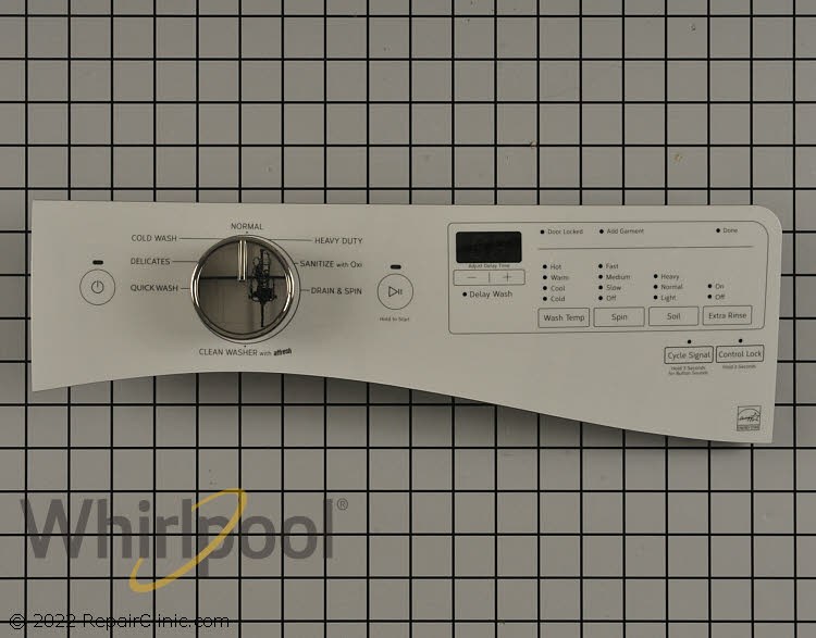 Control Panel W10911022 | Whirlpool Replacement Parts