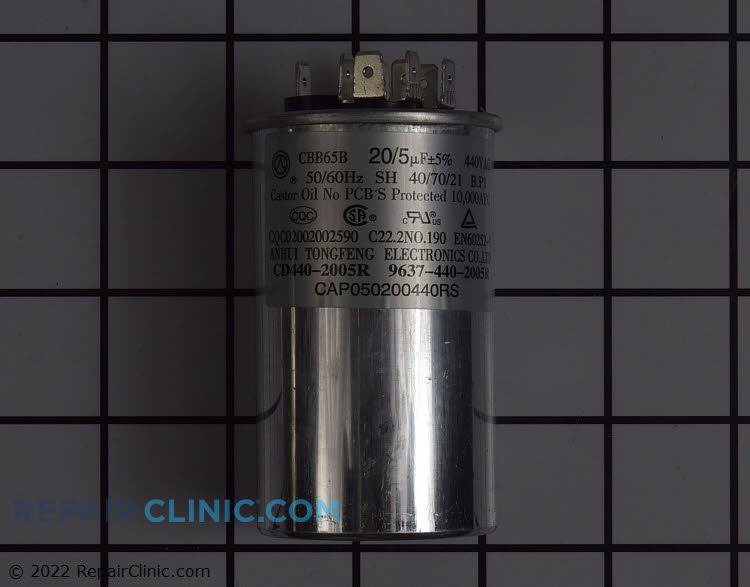 Air Conditioner Dual Run Capacitor CAP050200440RSP | Goodman Dual Run ...