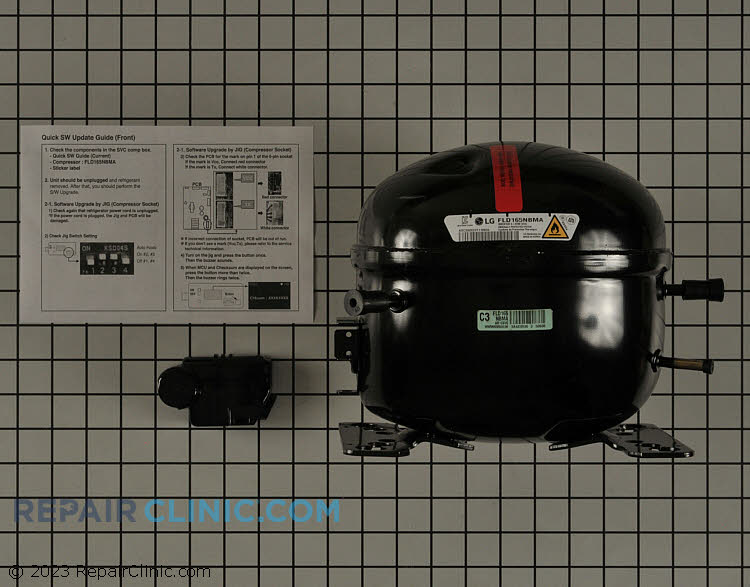 Refrigerator Compressor TCA36811409 | LG Compressor - Repair Clinic