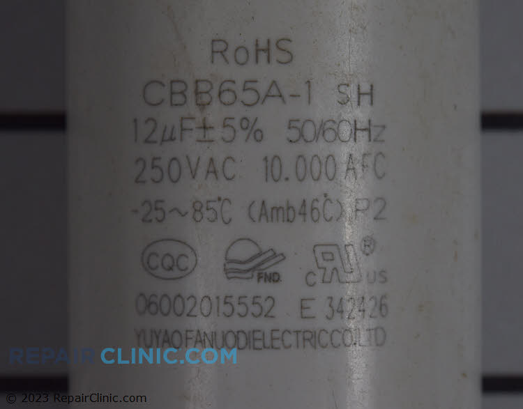 Capacitor CBB65A-1 | The Home Depot Repair Parts