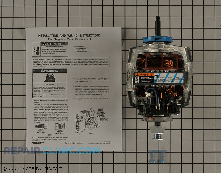 Whirlpool 279827 Dryer Drive Motor | Same-Day Shipping, 365-Day Returns